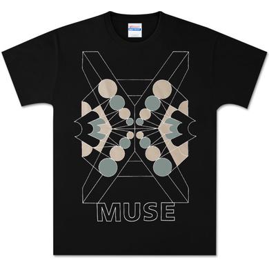 Muse Album Overlay Black T-Shirt
