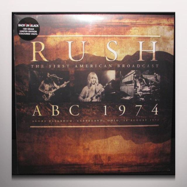 Rush ABC 1974 Vinyl Record - Colored Vinyl, Limited Edition