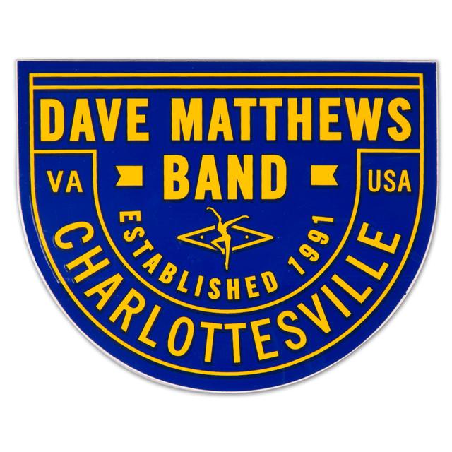 Dave Matthews Band Sticker (Blue/Yellow)