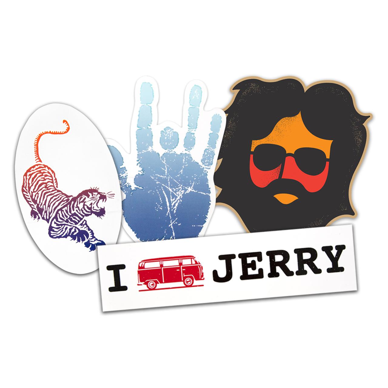 Jerry Garcia Sticker Bundle