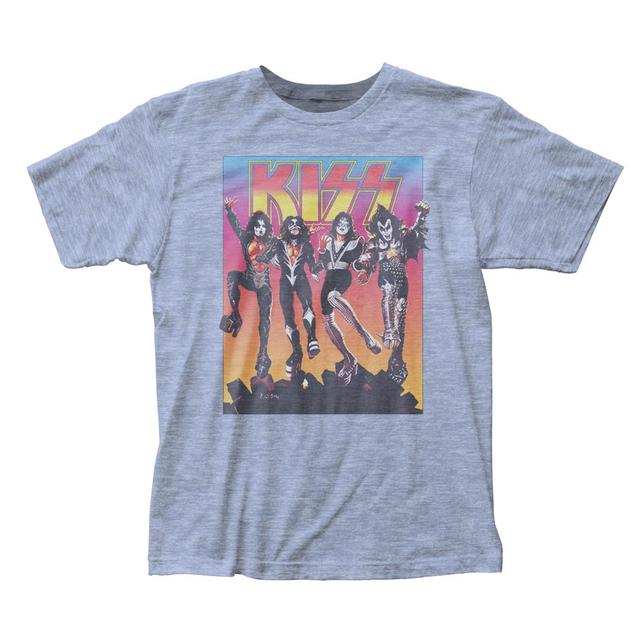 Kiss T Shirt | KISS Vintage Inspired Destroyer Fitted Jersey T-Shirt